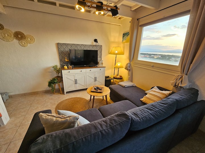Duplex Front De Mer "Ô Deux Horizons" Argonautes - Étang de Leucate