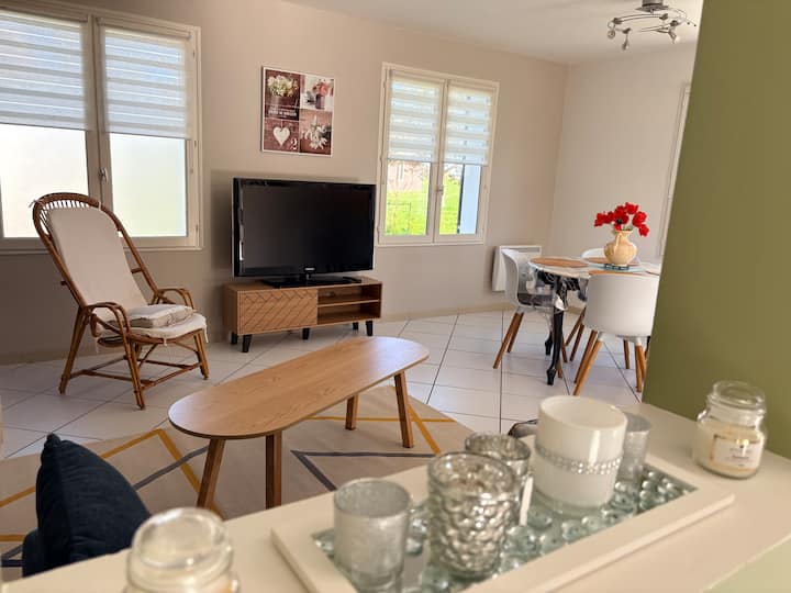 Mon Calme - Charmant Meublé 3 éToiles- Proche Mer. - Dieppe