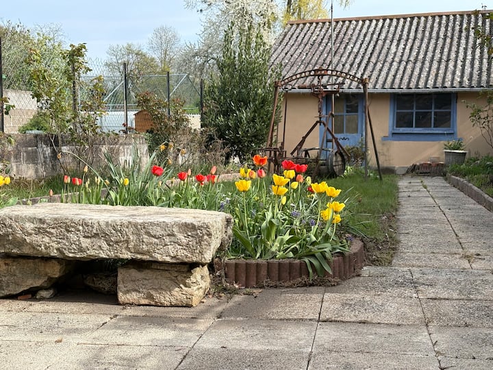 Charmante Maison De Ville Avec Jardin - Sarthe