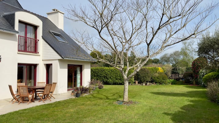 Villa D'architecte Véranda Terrasse Jardin Calme - Ploemel