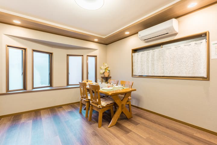 Namba 6min・2 Lines・5dk 109㎡ ・10pax House - Osaka