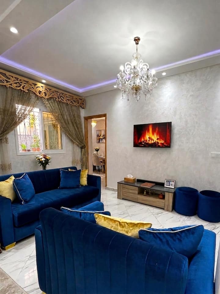 Spacious Family Flat • Near Beach • Wifi • Netflix - Tangier