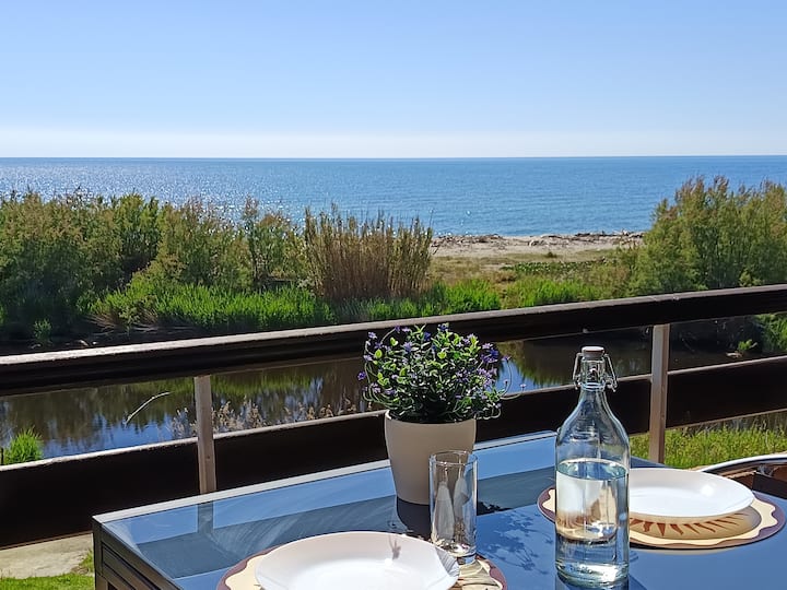 Terrasse • Vue Mer • 40 M Du Sable • 4 Pers - Plage De Ghisonaccia