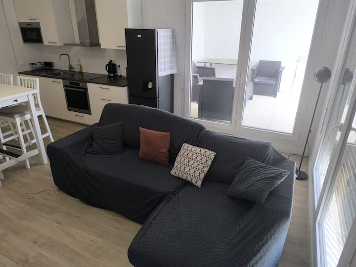 Silencieux - Chambre&terrasse - Proche Arkéa Arena - Floirac