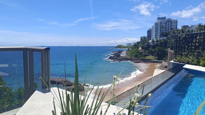 Apartamento Luxuoso 2/4 Pé Na Areia - Salvador