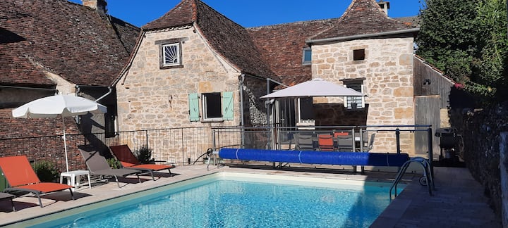 Maison De Caractère De Cœur De Village + Piscine - Gramat