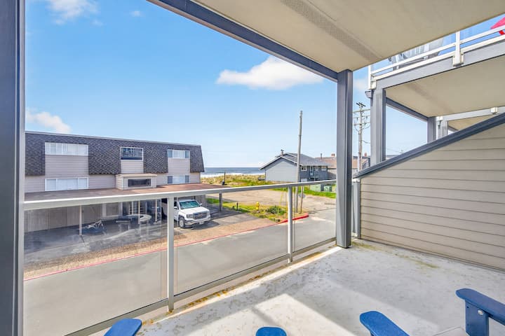 Ocean View Rockaway Beach Townhome, Partial View - Rockaway Beach, OR