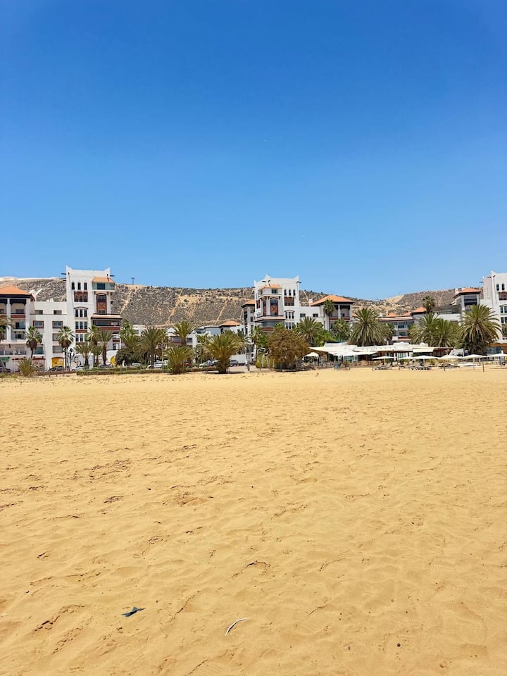 Appartement 3 Lits à La Marina Piscine Plage - Agadir