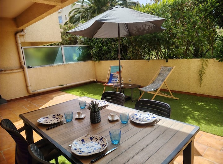 T2 Grande Terrasse, Proche Des Plages, Tennis - Le Pradet