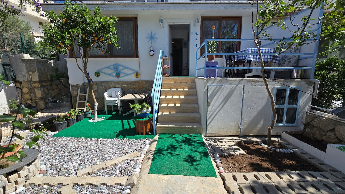 2+1 Apartment with Garden, Detached, and a Touch of Turquoise ...