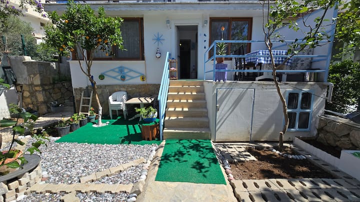 Turkuaz Esintili Müstakil Tadında Bahçeli 2+1 - Datça