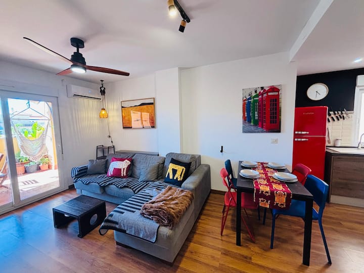 Casa Wing · Terraza | Piscina | Parking | A/c - Tarifa