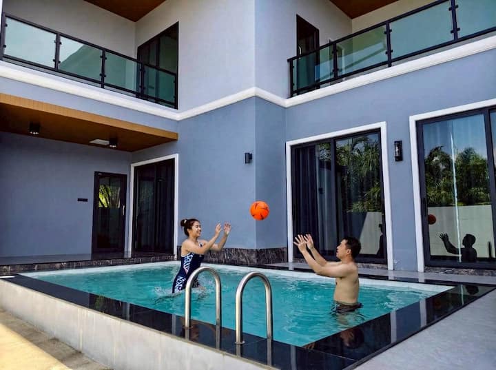 The Pool Villa Has 2 Stories And 4 Bedroom. - Sikao District