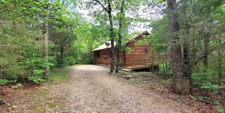 Secluded Log Cabin At Wisteria - Eagle Rock, MO