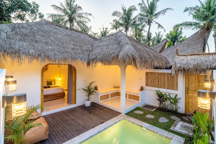 Jenaru Villa, 1br Private Pool Oasis - Gili Islands