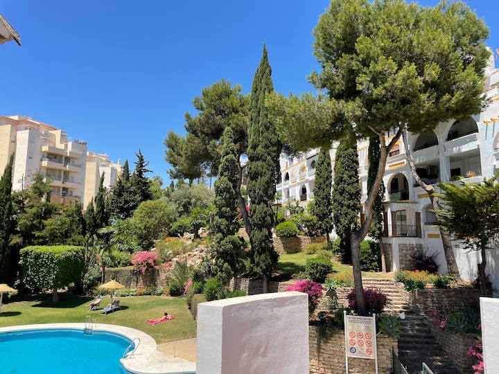 Seaview Sunshine Apartment House With Pool - La Cala de Mijas