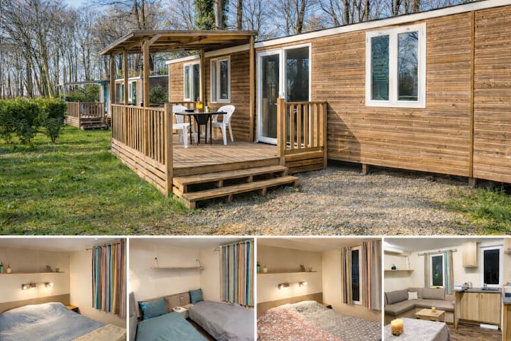 Bungalow 6 Places Avec Terrasse Parc Des Roches - Saint-Chéron