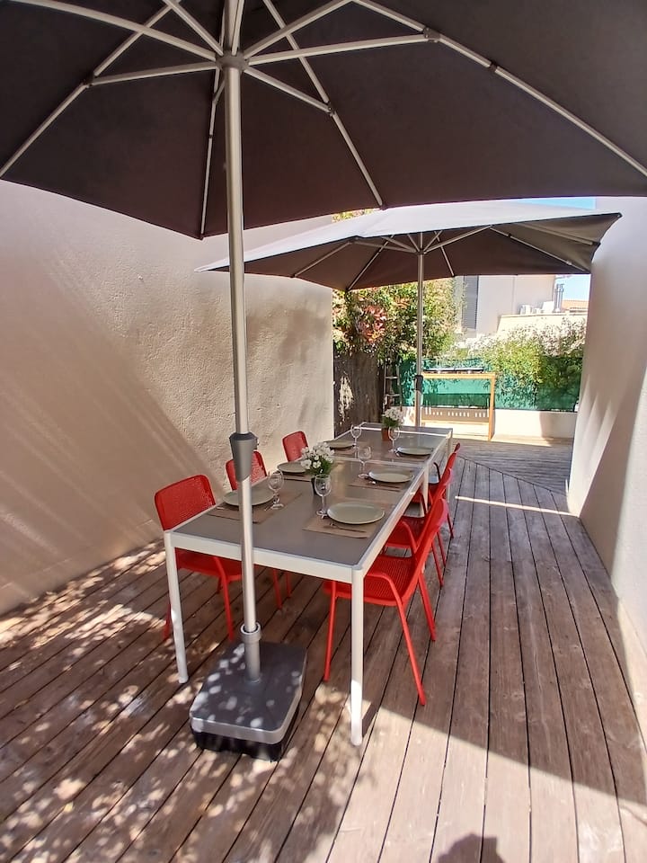 Villa 85m2 Avec Jardin, Parking, Clim | Proche Lac - Castelnau-le-Lez