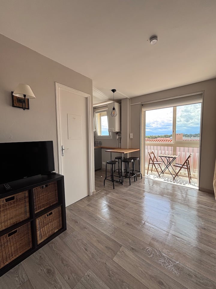 Résidence Face Mer • Studio 4 Pers • Balcon - Canet-en-Roussillon