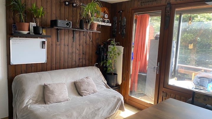 Cocon Plein Sud Avec Jardin Privé Et Véranda - Ancelle