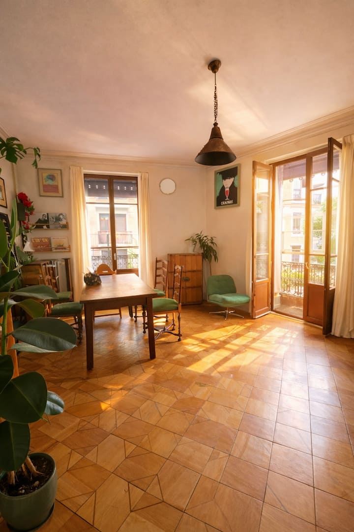 Sunny Art-filled Flat With 3 Balconies - Cenevre, İsviçre