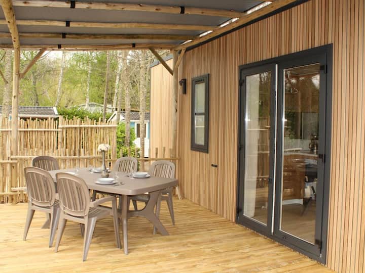 Mobil-home Climatisé - 6 Pers. - Saint-Cirq-Lapopie