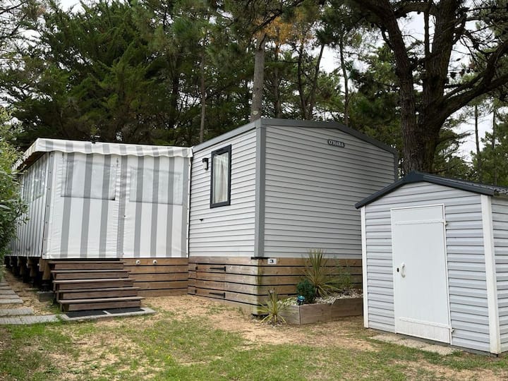 Mobile Home Climatisé - 6 Pers. - Givrand