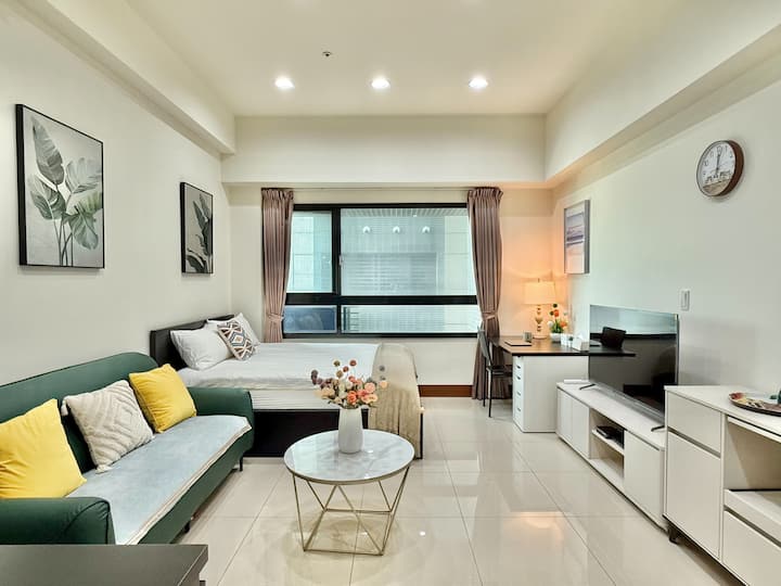 Mrt板橋新埔站1分鐘/柔光愜意雙人房/3站西門町/廚房、洗脫烘衣機/月租型電梯大樓/免費寄放行李 - Taiwan