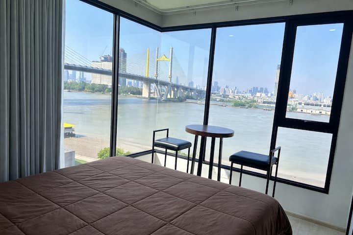 Brand New Riverfront Unit 2-br At Nue Riverest - Bangkok