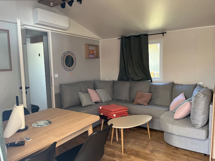Mobil'home Neuf Cosy Pour 6/8 Au Soleil De Canet - Canet-en-Roussillon