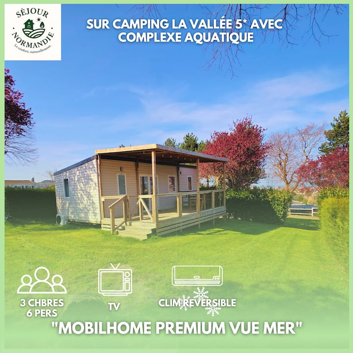 Mobilhome Premium 6 Pers 3 Ch Camping 5* Houlgate - Houlgate