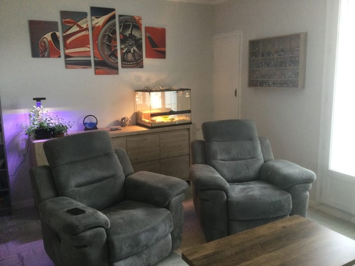 Appartement + Garage 24h Auto - Moto - Gp- Etc - Le Mans