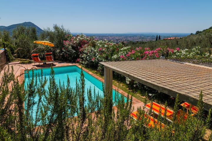 Pool & Relax: Tuscan House With Panoramic View - Montecatini Terme
