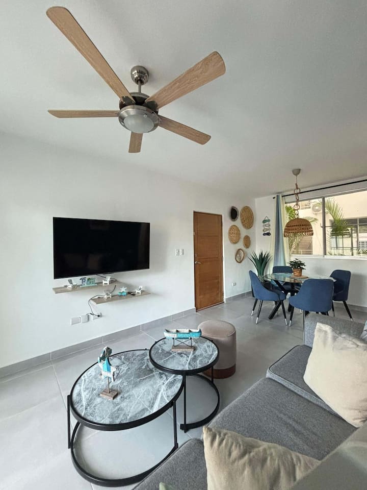 Tropical 2br | Electricity Included | Beach + Pool - Punta Cana
