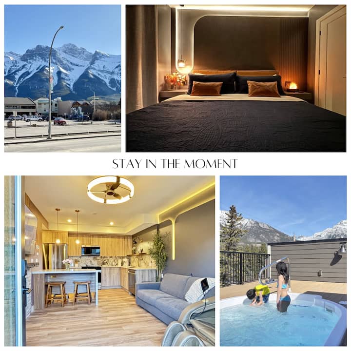 Canmore Downtown 1br Mountain Views Shared Hot Tub - Canmore