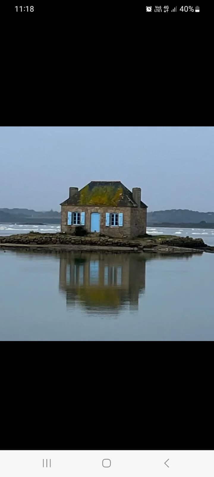 Maison Pierre Et Volets Bleus - Belz