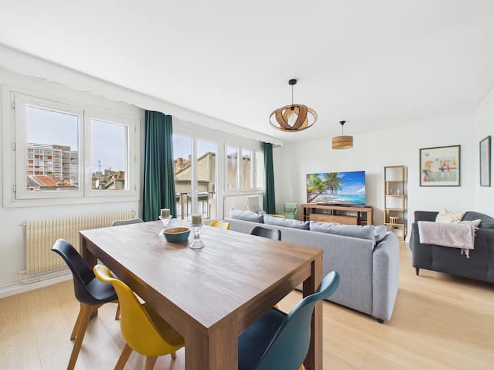 Escale Boulonnaise: Grand Appartement Proche Port. - 불로뉴쉬르메르