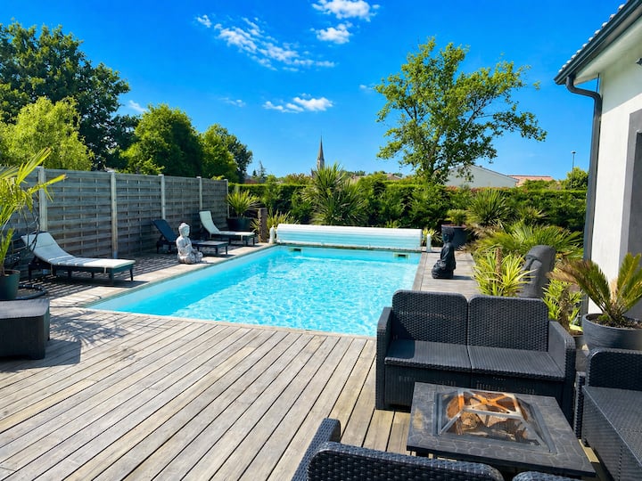 Villa Avec Piscine - Carcans