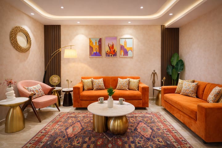 Moroccon Designer Home | 2bhk | Near Def Col - New Delhi