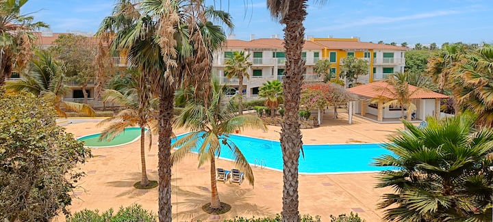 Santa Maria No Stress: T2 No Vila Verde Resort - Cabo Verde