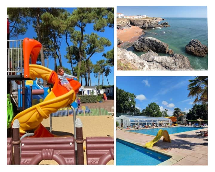 Mobile-home 3 Ch Dans Camping 4* Avec Piscine - Saint-Hilaire-de-Riez