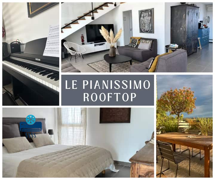 Le Pianissimo | Rooftop Hyper Centre Parking Clim - Béziers