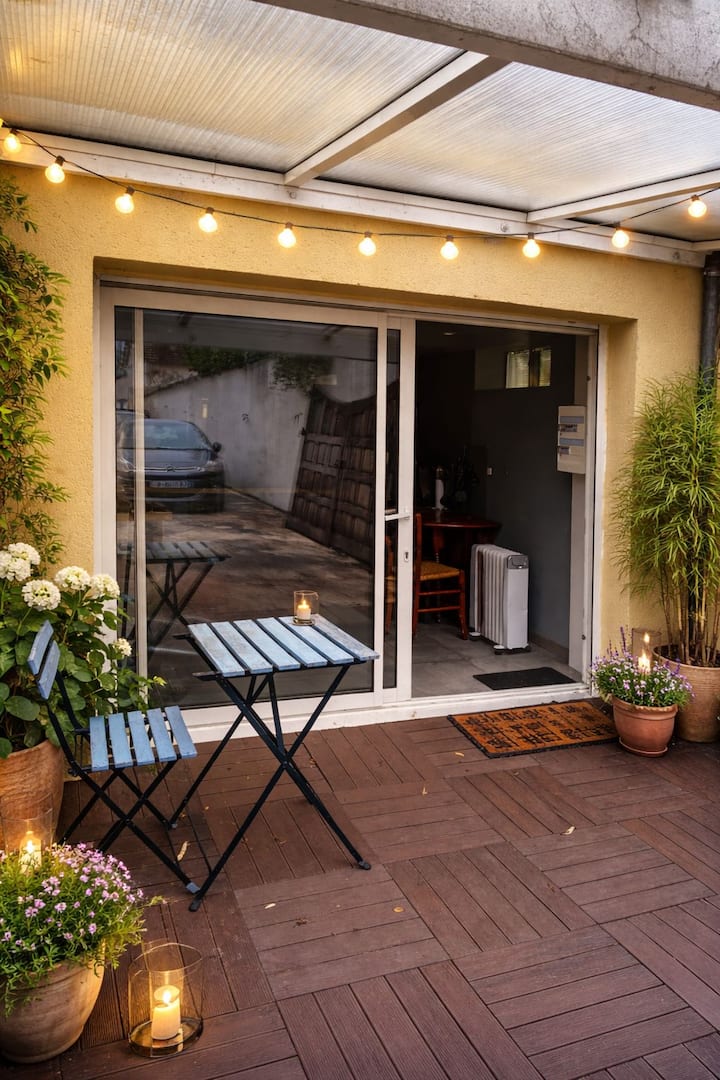 T2 Indépendant Ds Villa, Calme, 2 Mn De La Gare - Auvers-sur-Oise