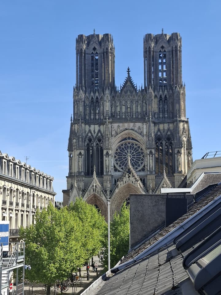 Hyper Centre Cathédrale Climatisé Parking Gratuit - Reims