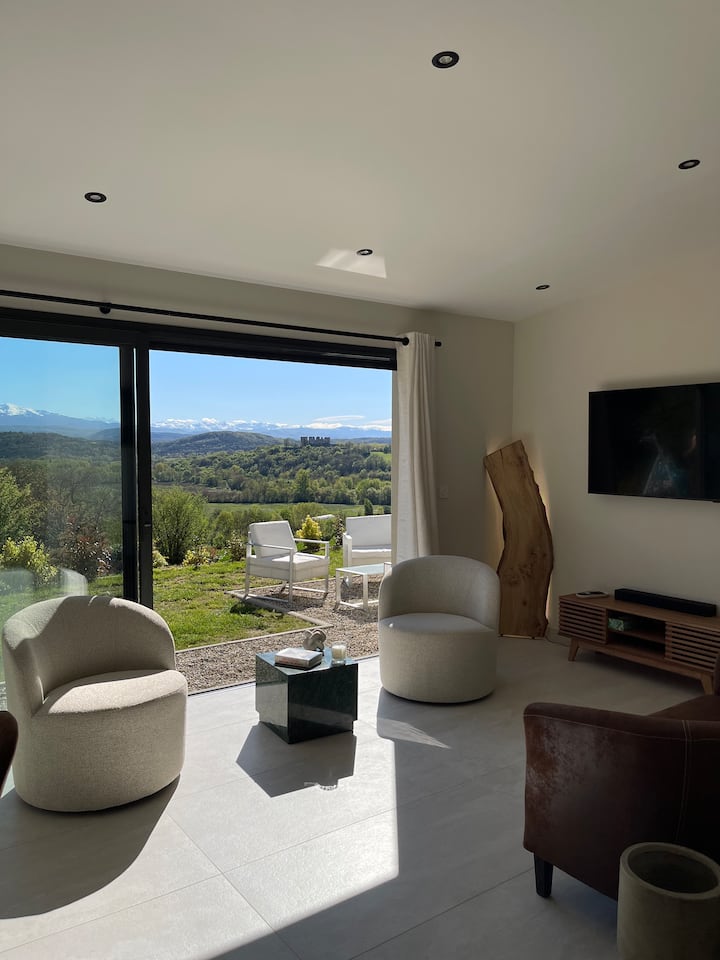 Gîte D'exception Spa & Sauna. Vue Sur Les Pyrénées - Mirepoix