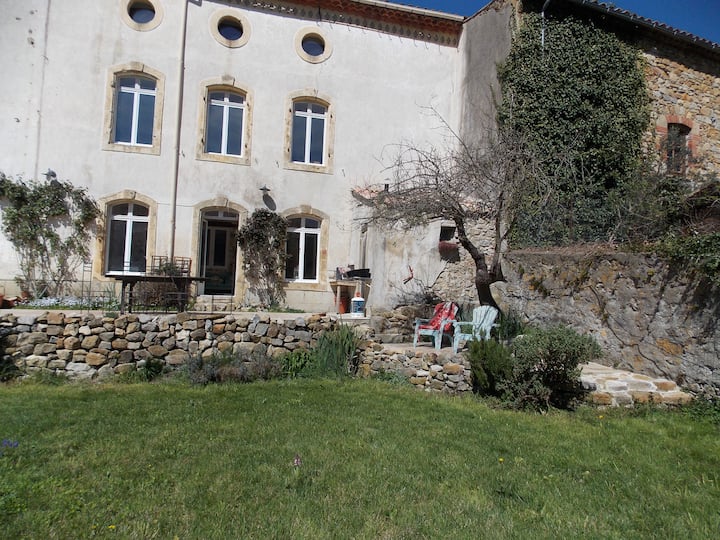 Maison De Maitre, Env. 200 M2, Terrace Et Jardin. - Axat