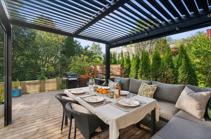 Romslig Bolig Med Stor Privat Hage – Nær T‑bane- - Oslo