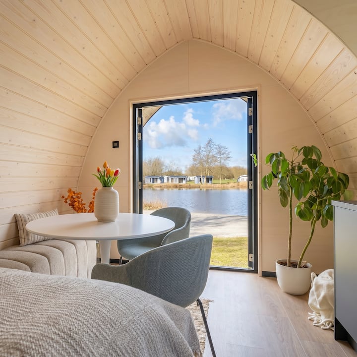 Gezellige Lodge Aan Het Meer Met Alle Gemakken - Leeuwarden