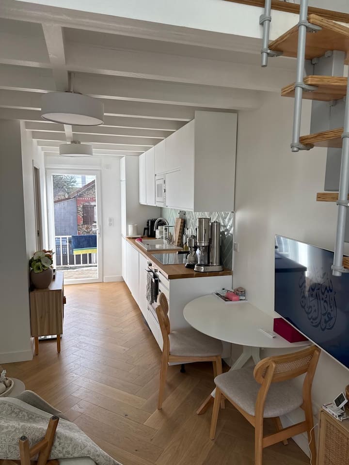 Loft Lumineux Avec Mezzanine Et Terrasse - Chelles