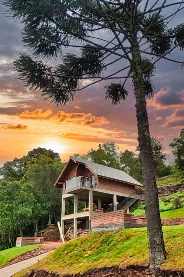 Cabana Miragem, Romântica, Jacuzzi, Vista & Vale - Gramado